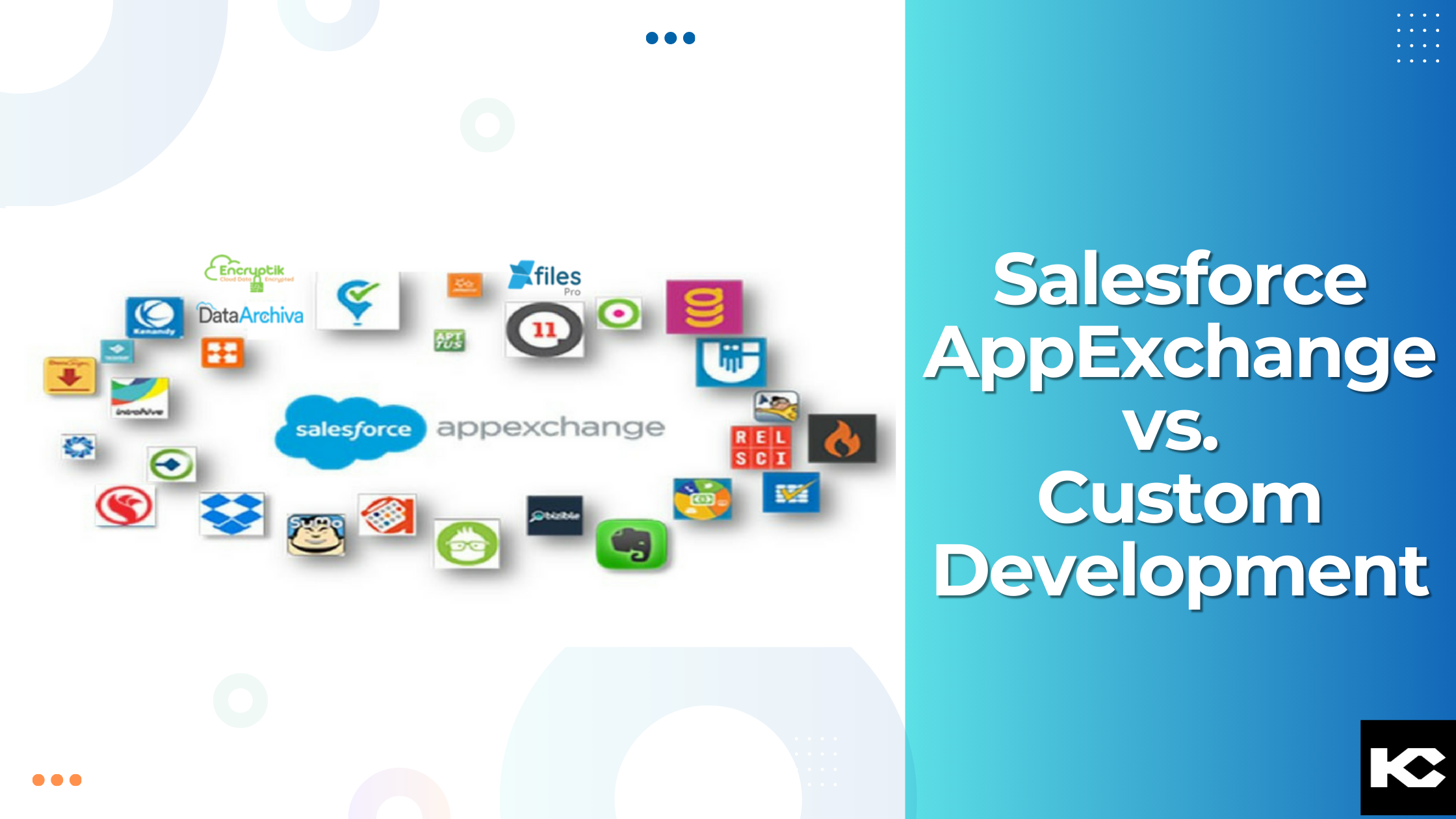 Salesforce AppExchange vs. Custom Development [2024] - Kizzy Consulting-Top Salesforce Partner